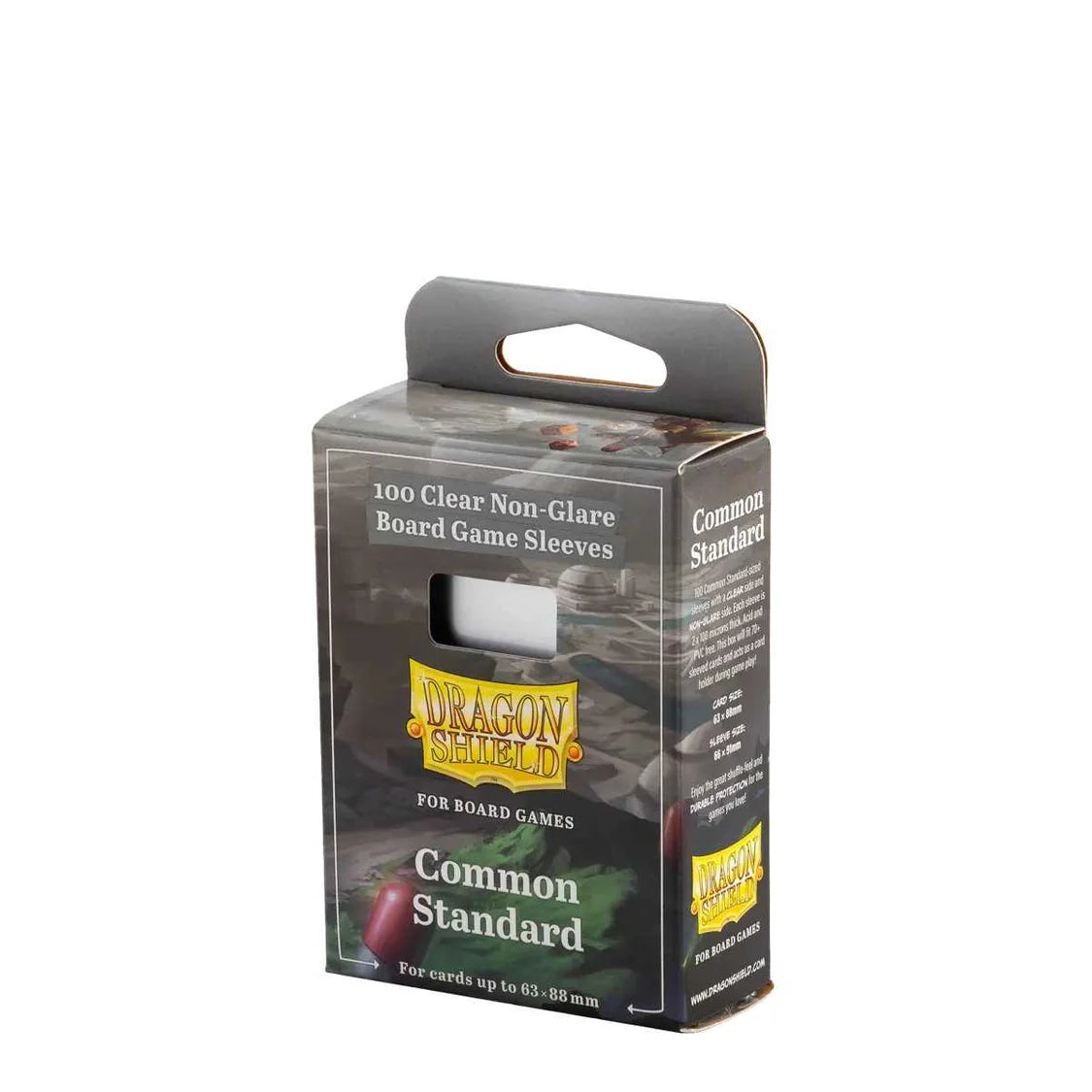 Dragon Shield 100 Clear Non-Glare Board Game Sleeves - Common Standard ...