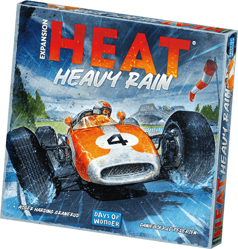 Heat Pedal to the Metal: Heavy Rain Board Game Expansion – Clownfish Games